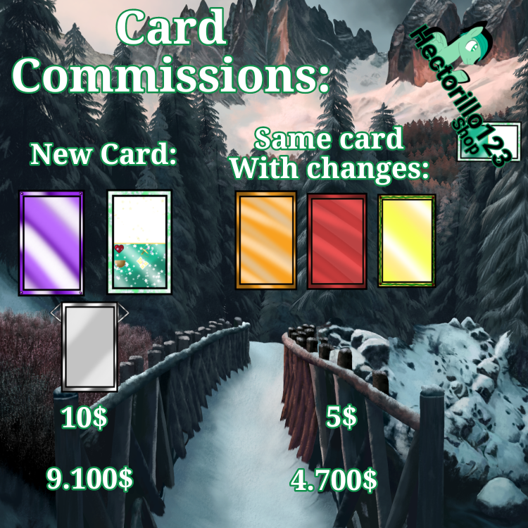 Card Commission: New Card - Artists&Clients