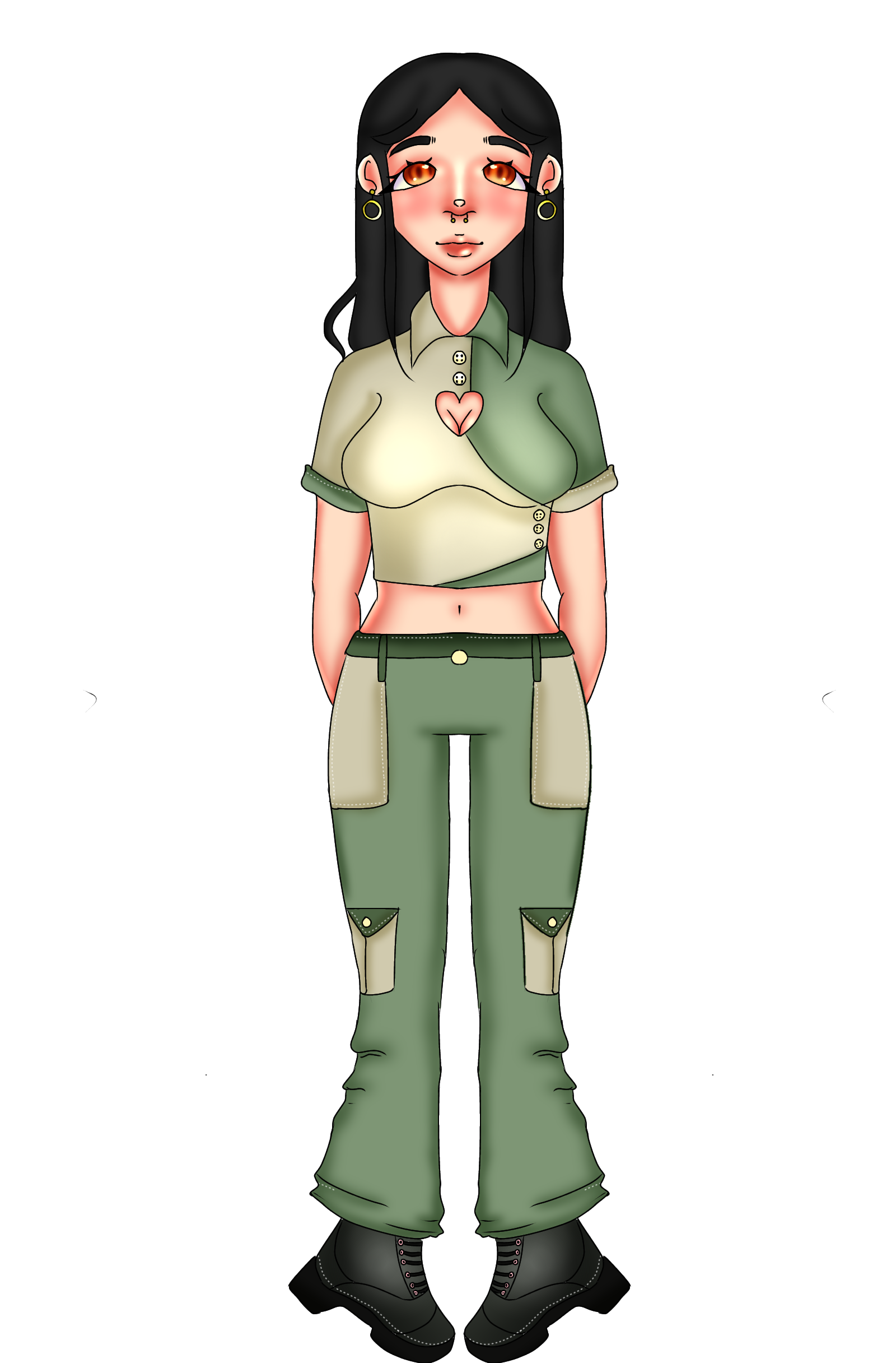 colored sketch full-body - Artists&Clients