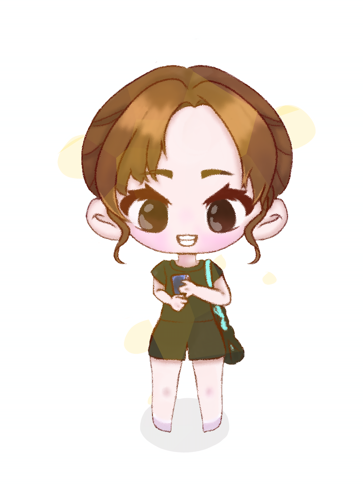 Colored Digital Full Body Chibi - Artists&Clients