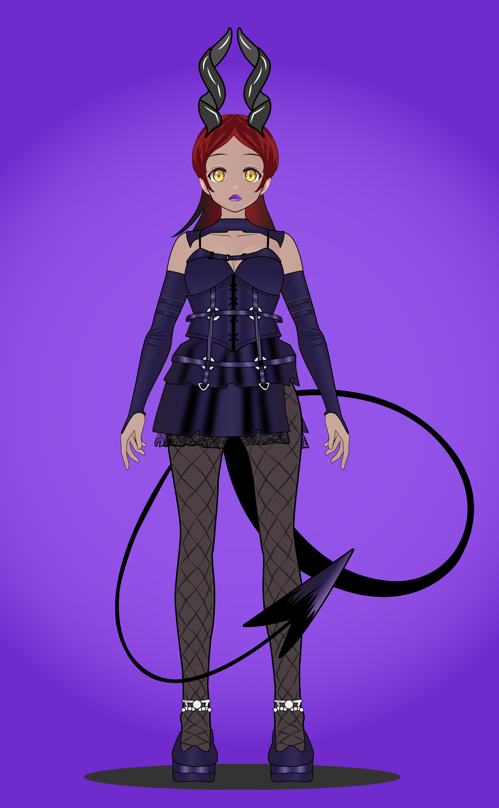 Tiefling full body character - Artists&Clients