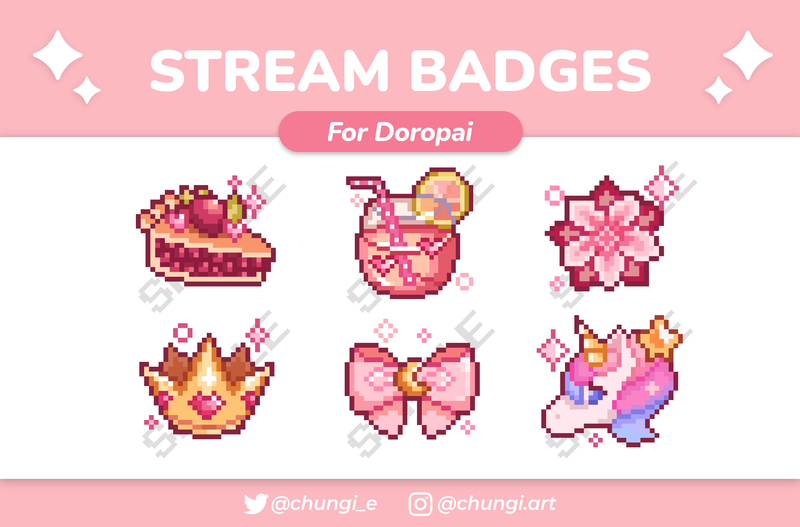 Badges or Pixel Badges for stream - Artists&Clients
