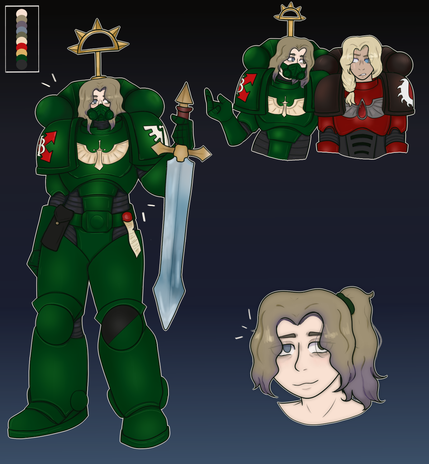 Character Reference Sheet - Artists&Clients