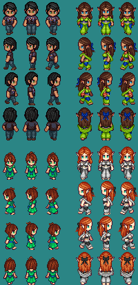 Walking Sprite Sheet - Artists&Clients