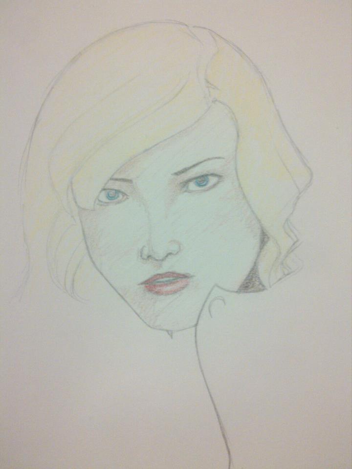 Color Pencil character sketch - Artists&Clients