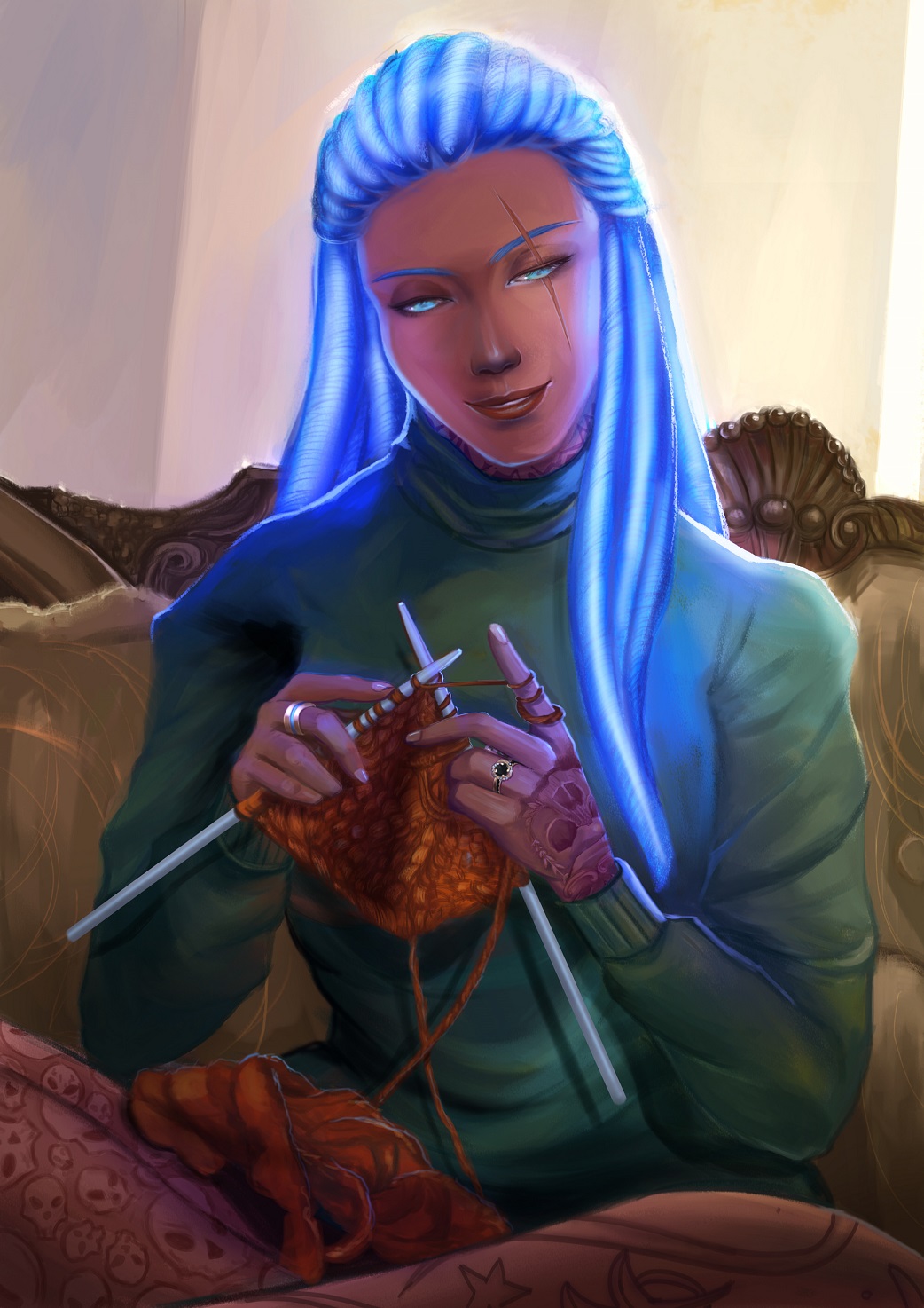 Half-body Portrait with Background - Artists&Clients