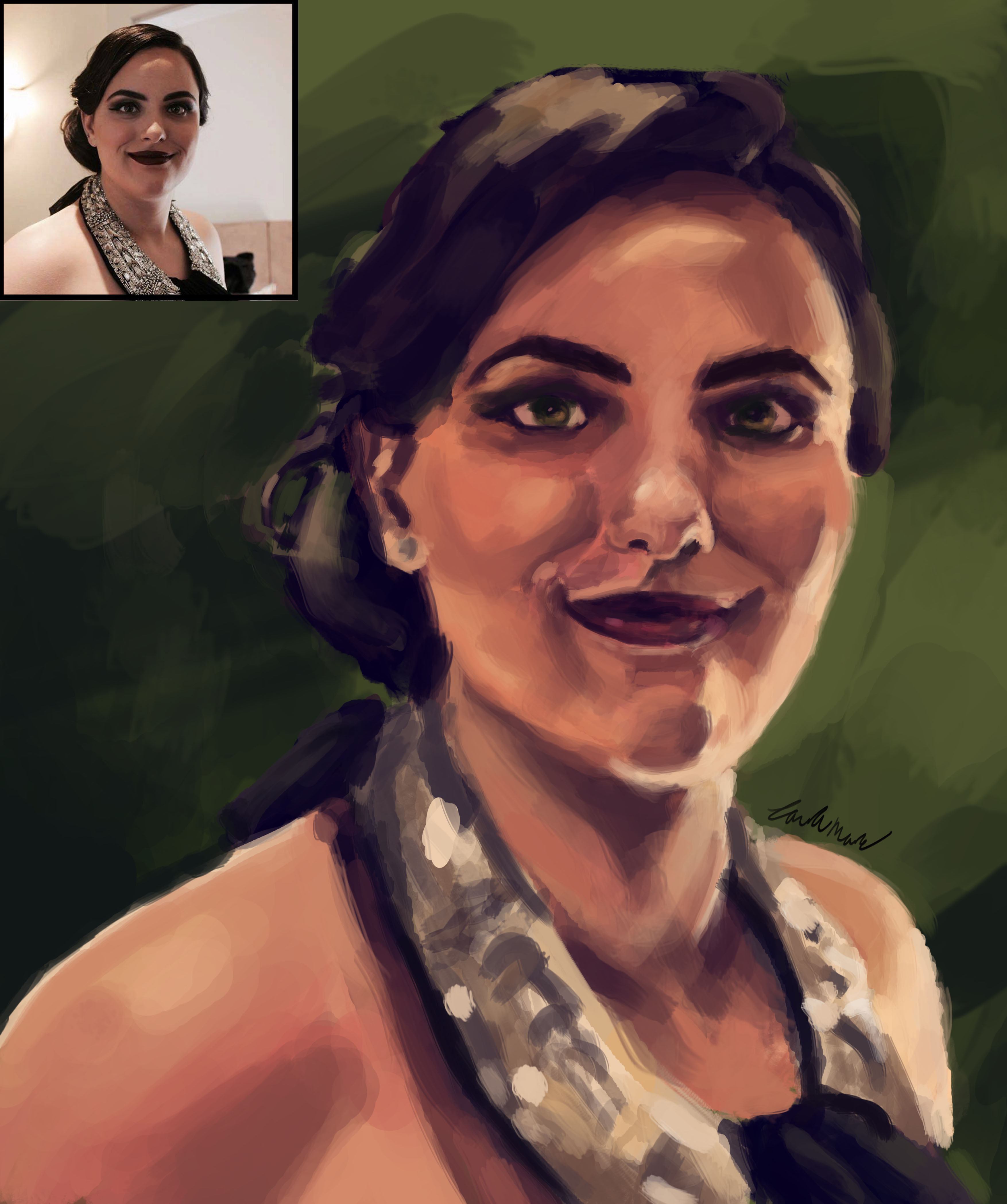 Digital Realistic Portraits - Artists&Clients