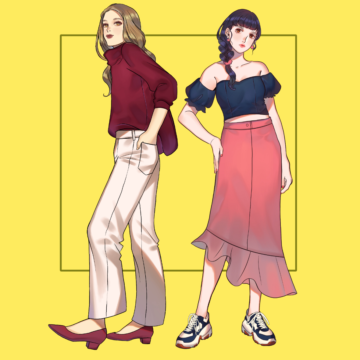 Full Body - Full render Illustration - Artists&Clients