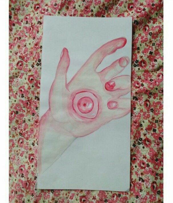 Parasyte Hand - Watercolor - Artists&Clients