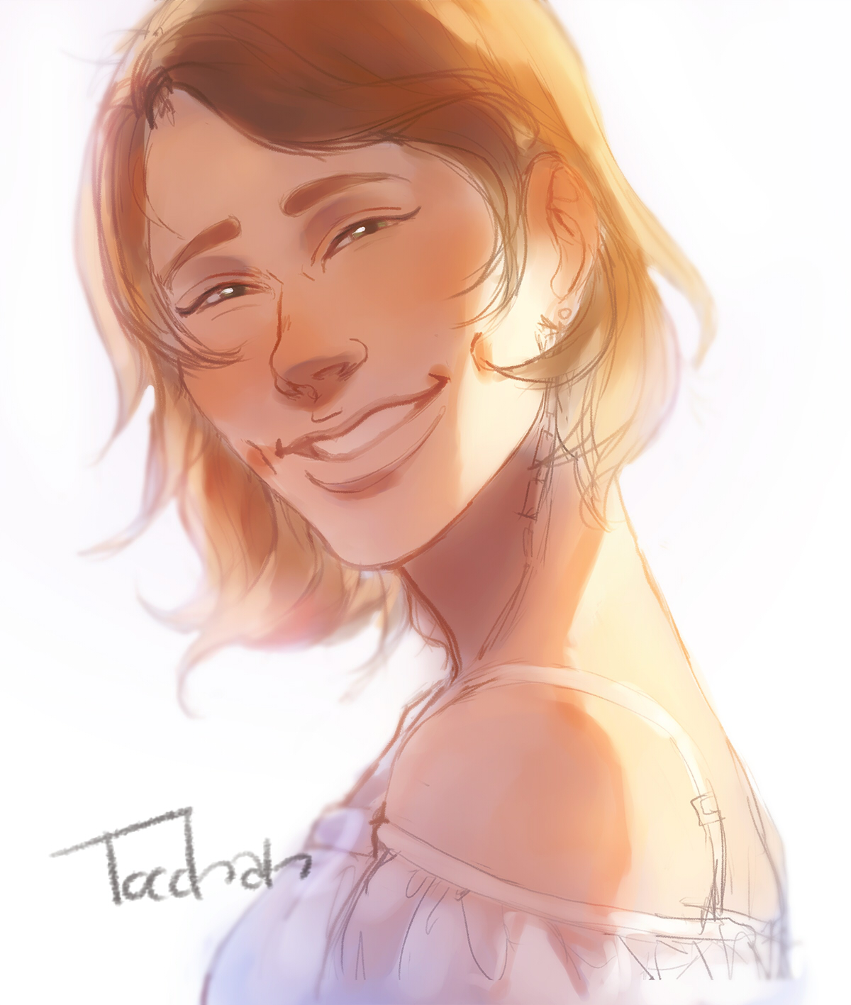 Colored bust-simple shading - Artists&Clients