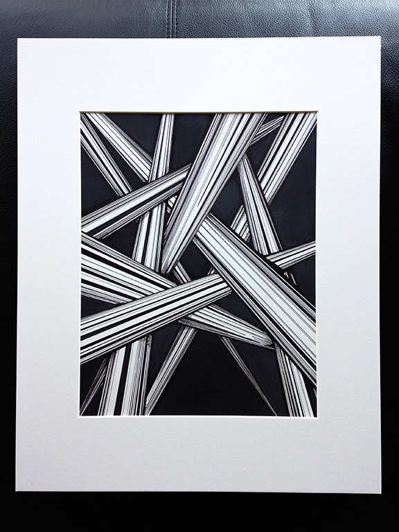 Grayscale Abstract Geometric Shapes - Artists&Clients