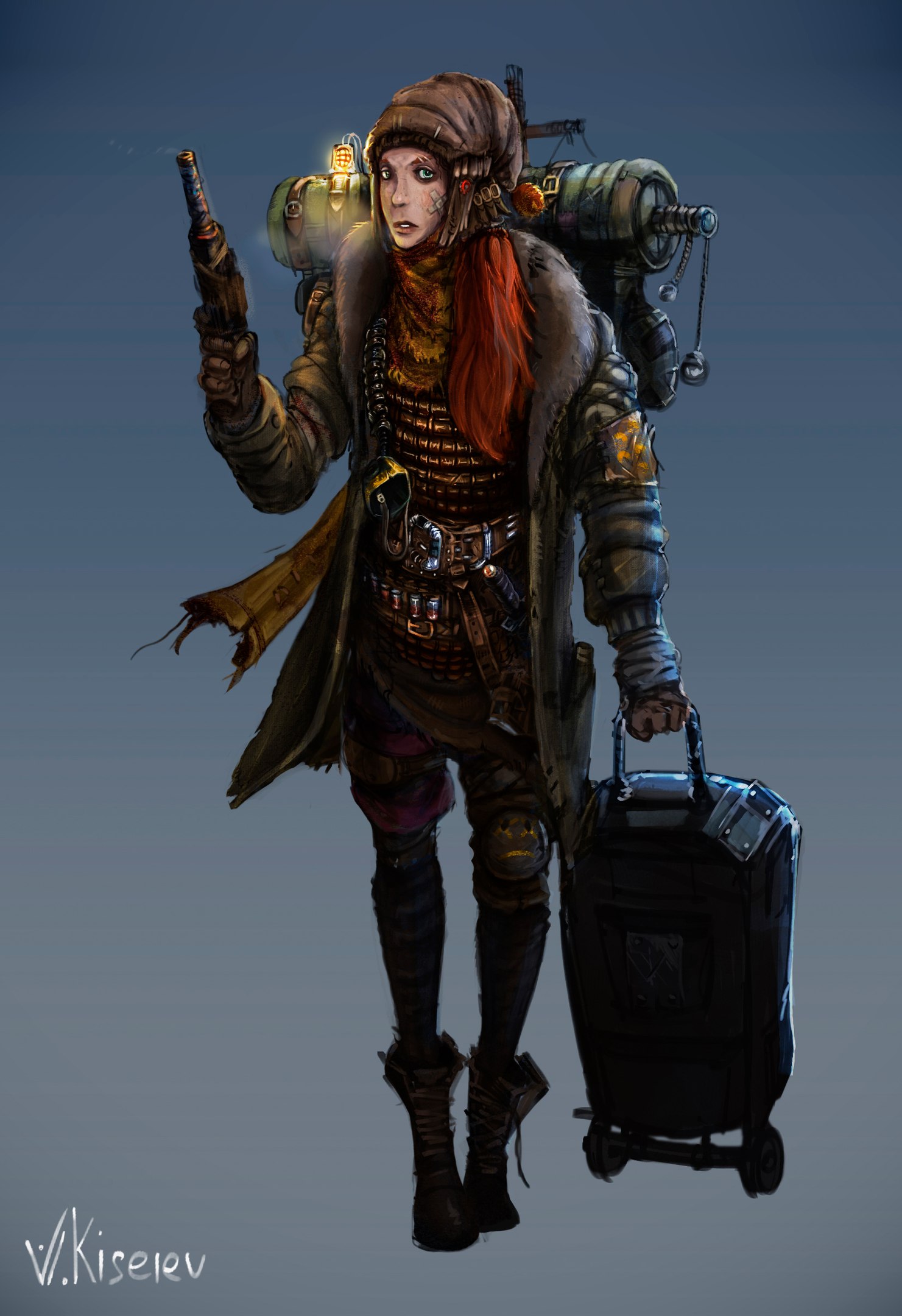 Colored full-body character - Artists&Clients