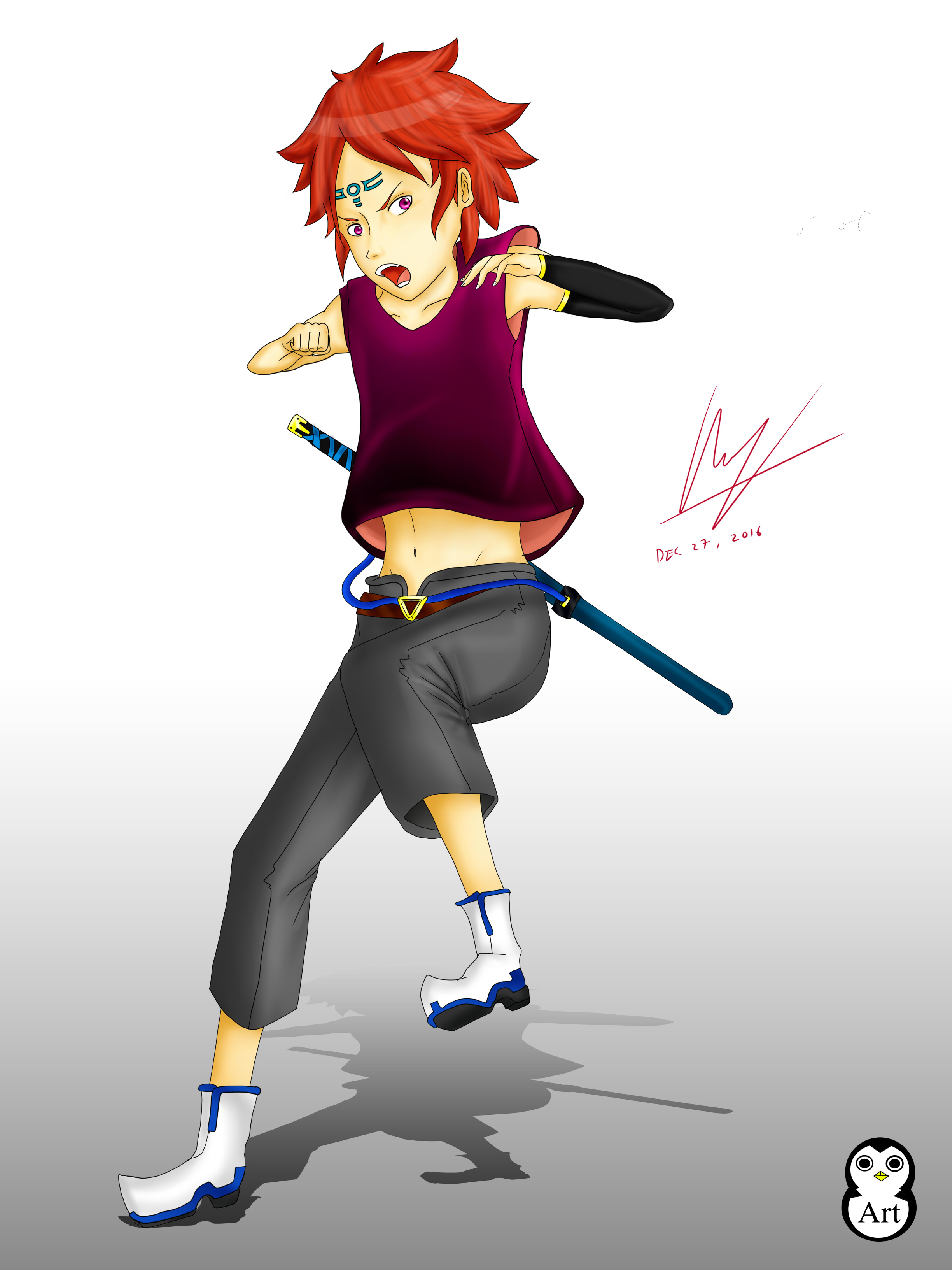 full body digital commission - Artists&Clients