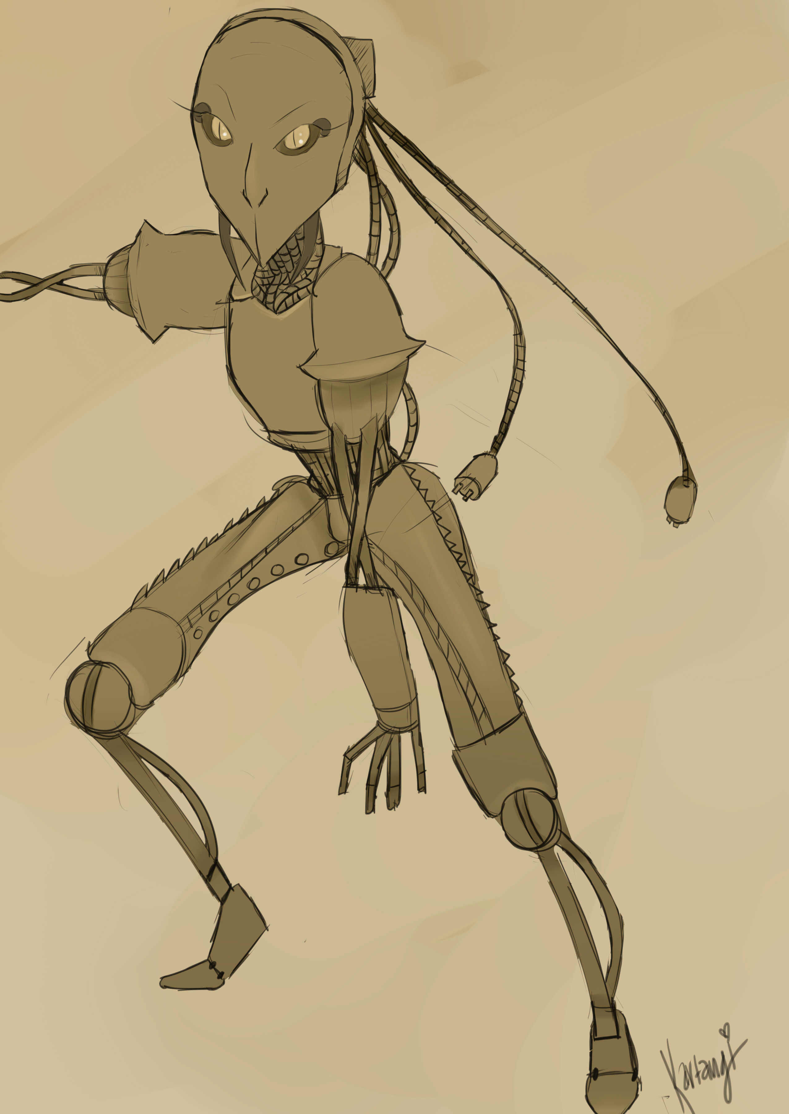 Creature Design with Simple Background - Artists&Clients