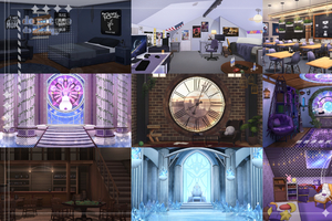 Visual Novel UI Design - Artists&Clients