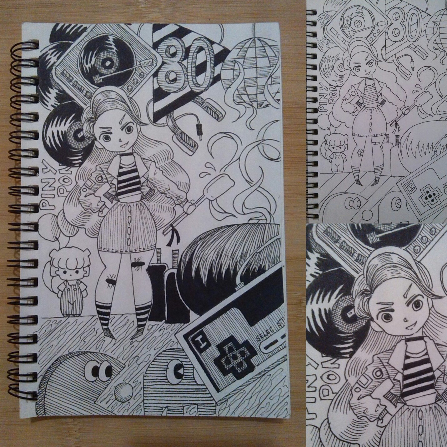 Traditional Ink Chibis! - Artists&Clients