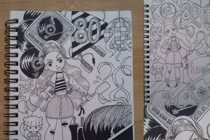 Traditional Ink Chibis! (SD) - Artists&Clients