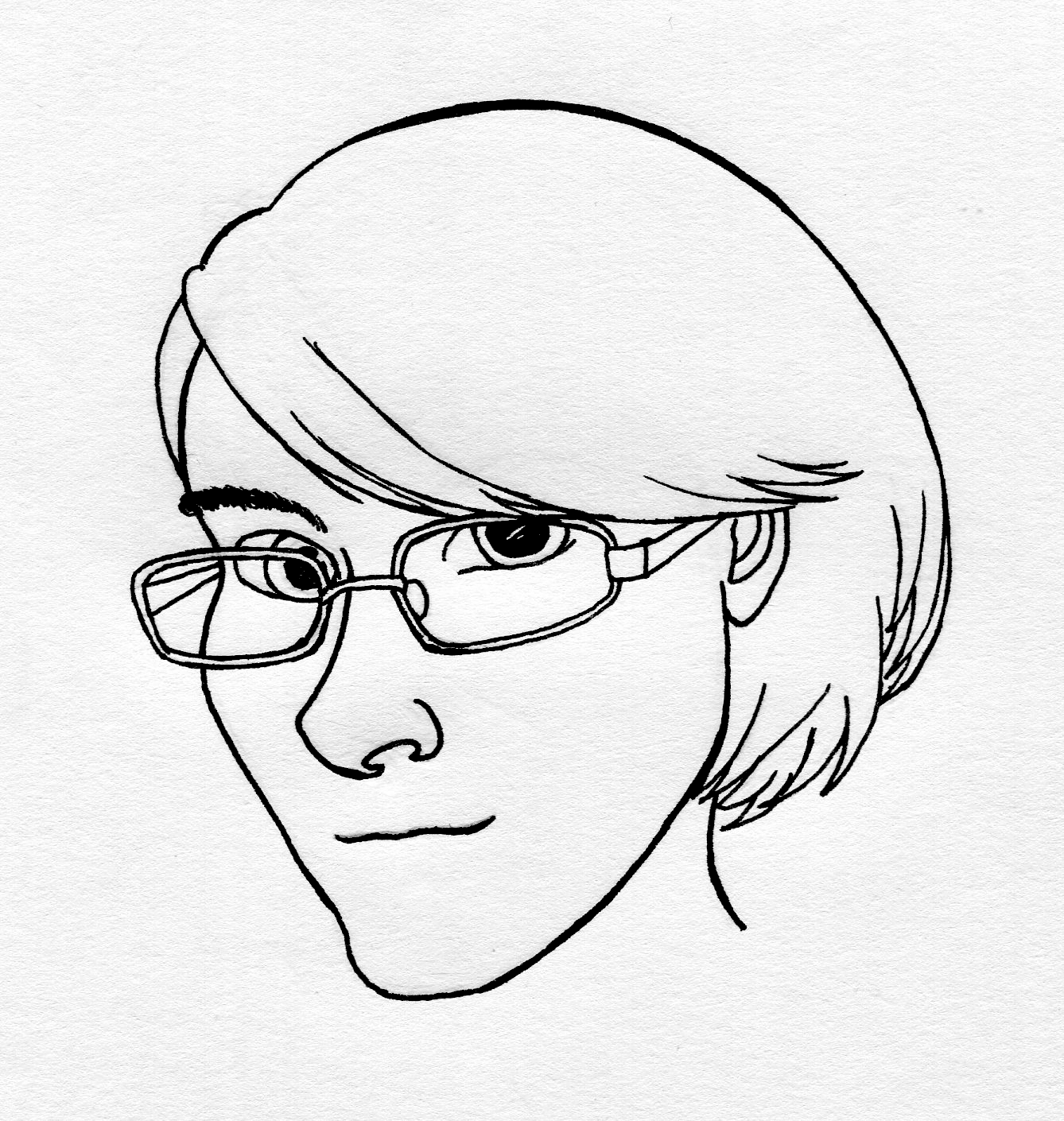 Ink line headshot - Artists&Clients