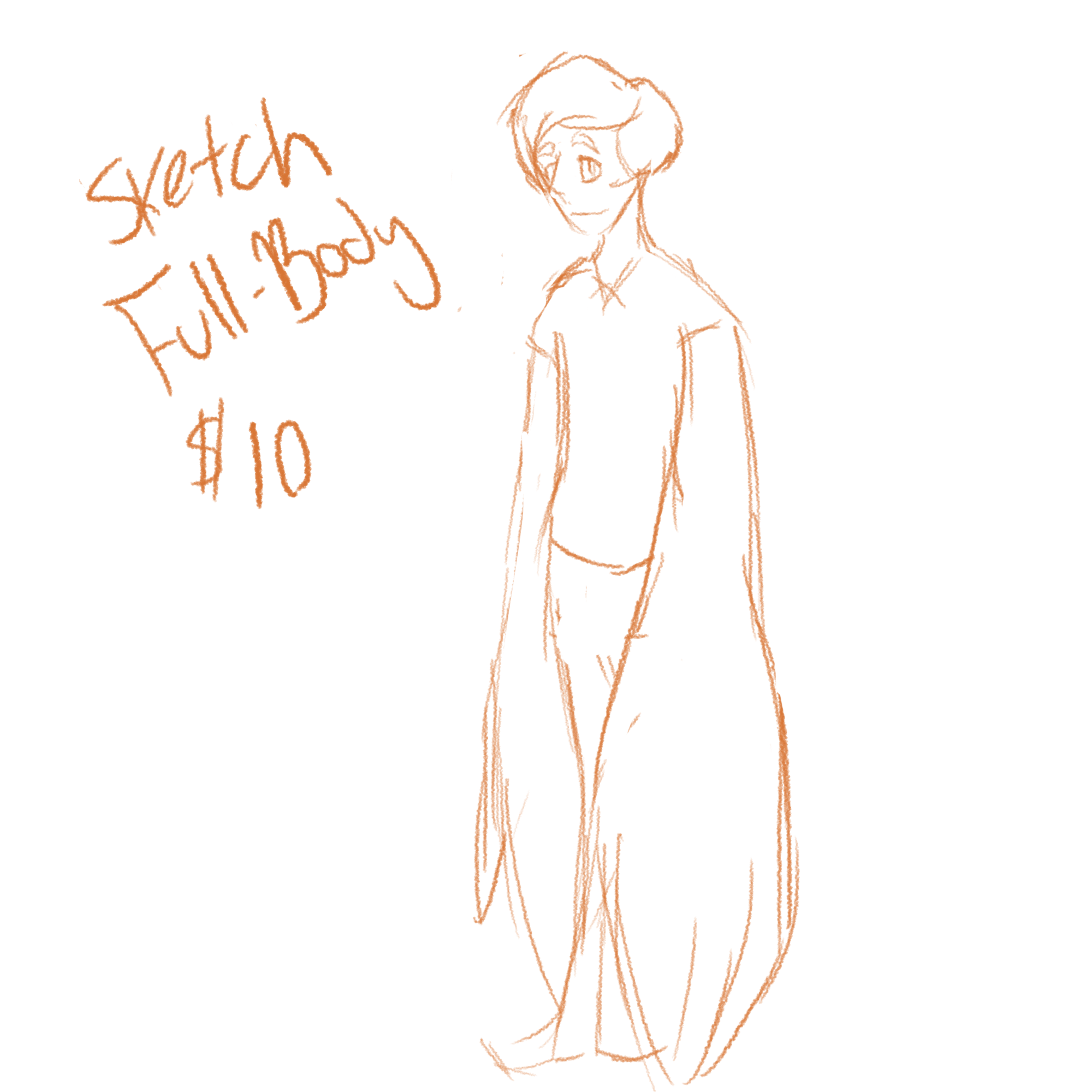 Simple Sketch Full Body - Artists&Clients