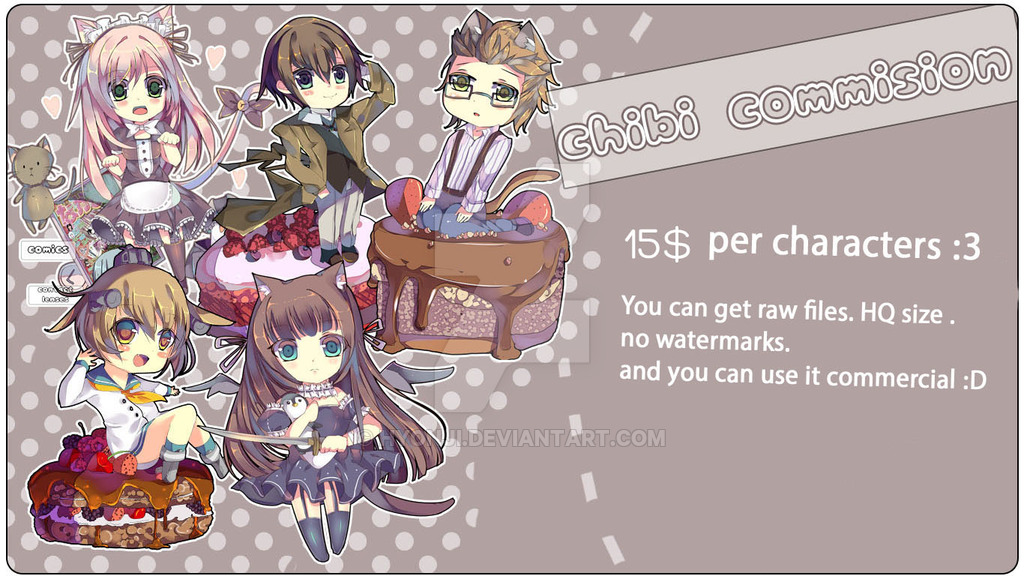 Detailed Chibi soft shading - Artists&Clients