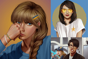 Bust shot commission - Artists&Clients