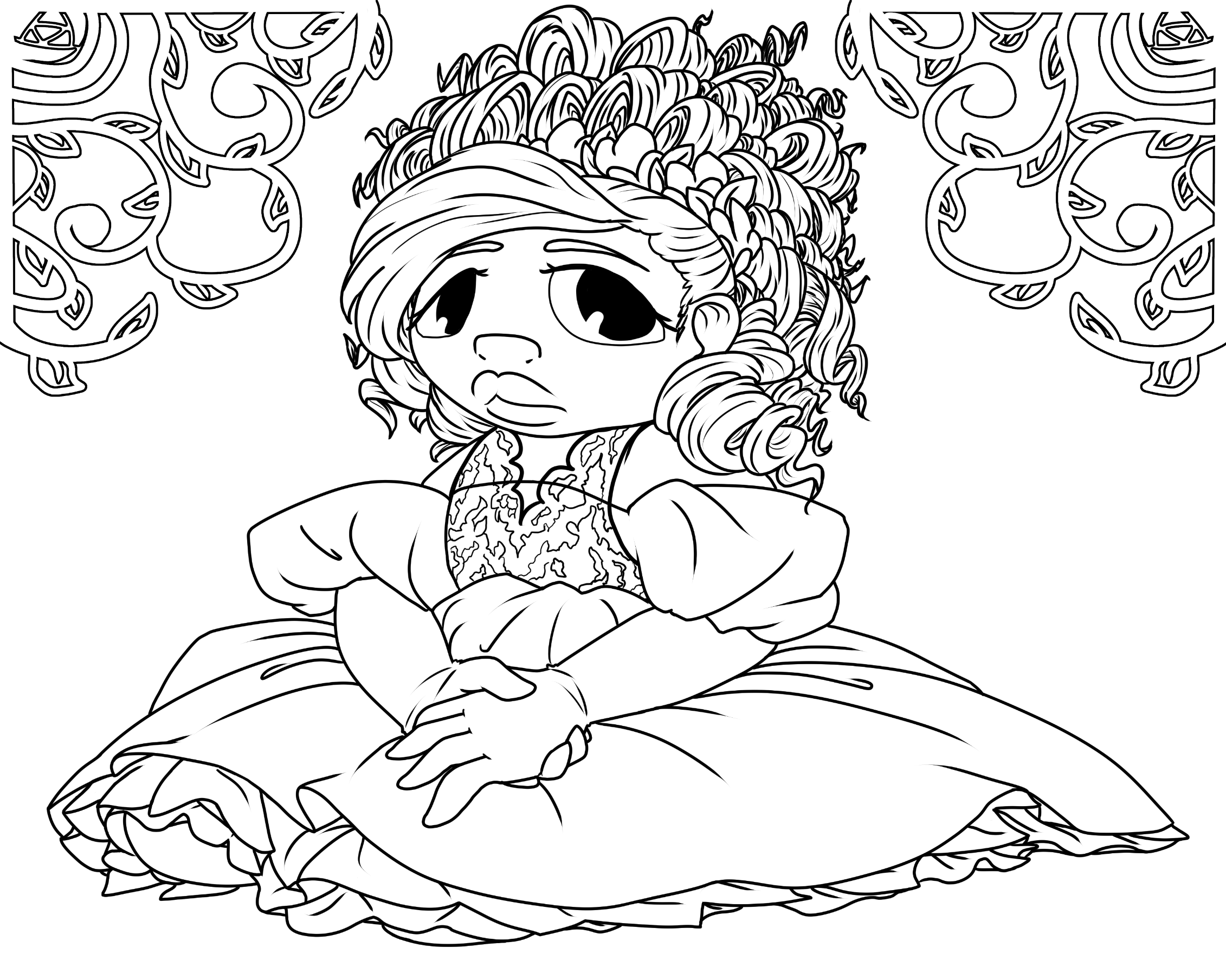 Detailed Character Line-Art - Artists&Clients