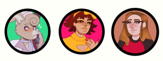 Character Buttons - Artists&Clients
