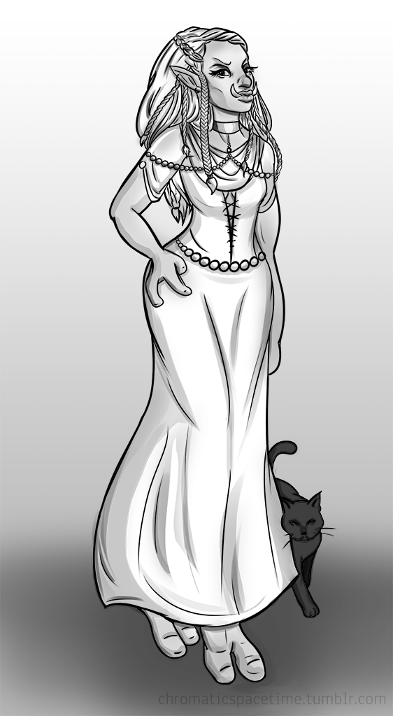 Grayscale Character Drawing - Artists&Clients