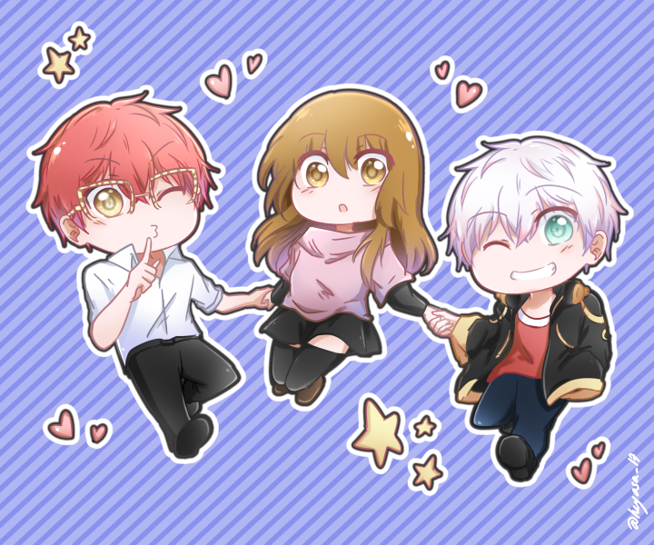 SPECIAL Colored Triple Chibi - Artists&Clients