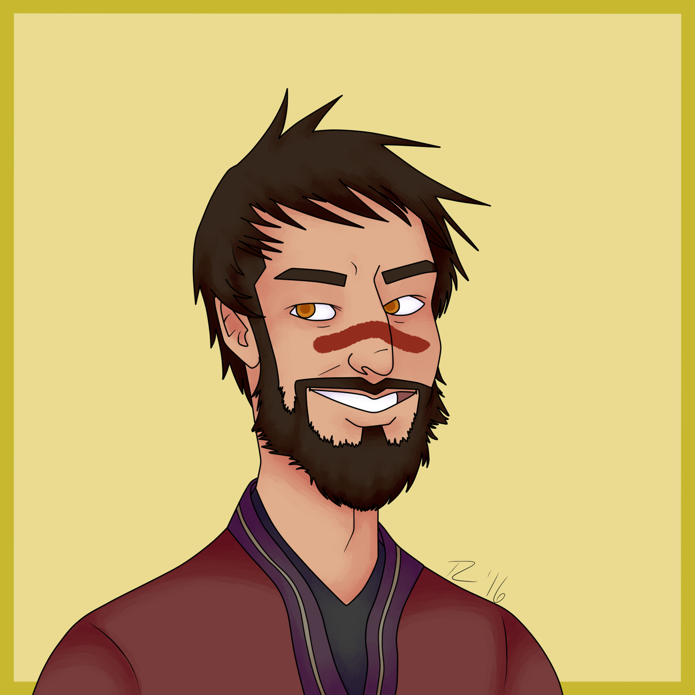 Bust - color/simple background or no background - Artists&Clients