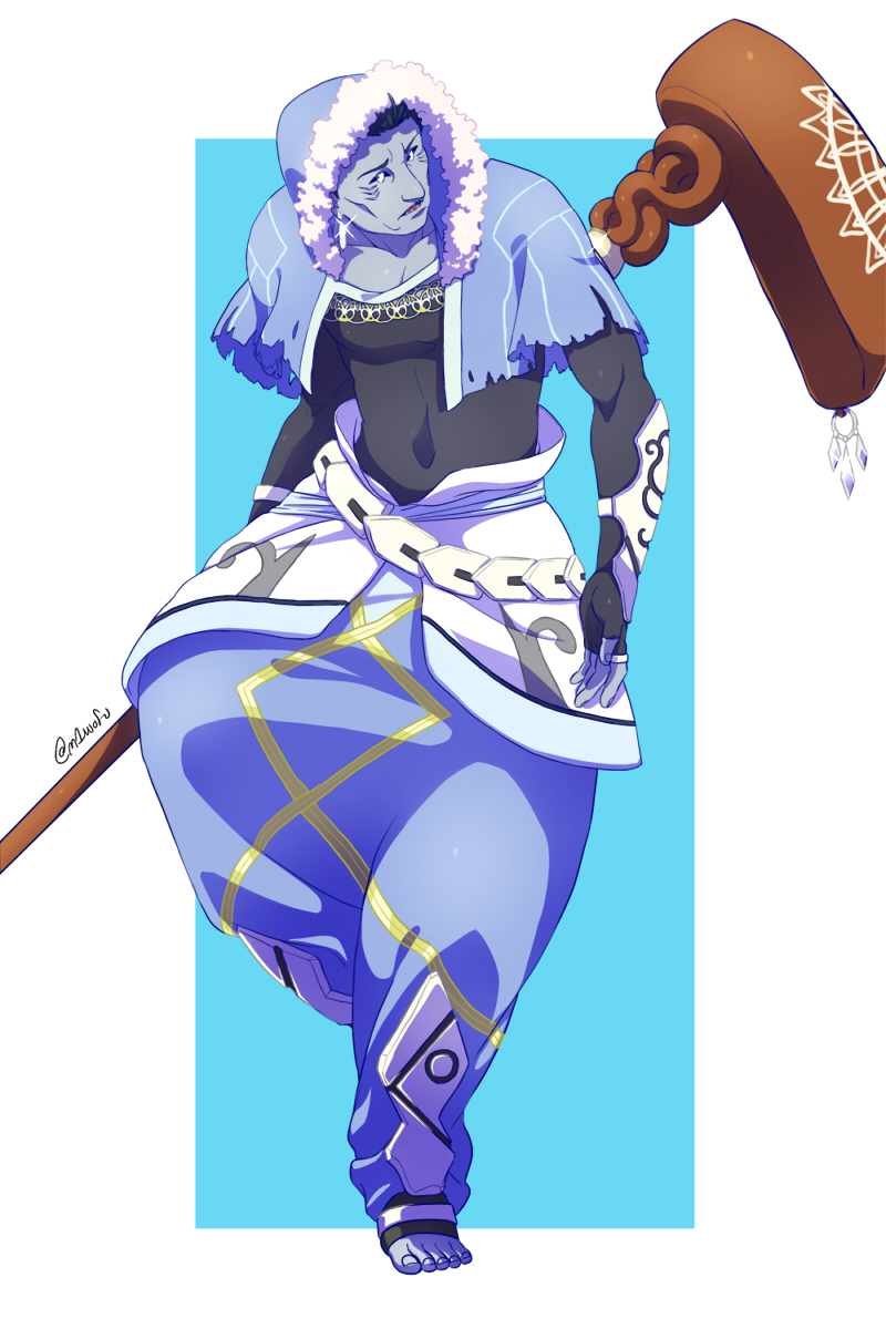 Colored Character, Simple Background - Artists&Clients