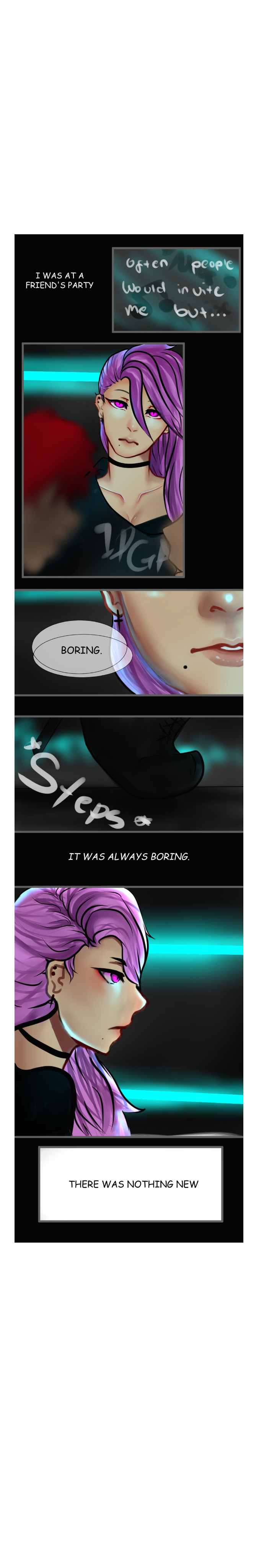 Simple Webtoon Style Comic Page - Artists&Clients