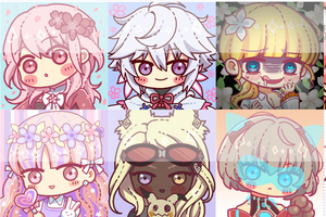 Cute Icon Square Chibi - Artists&Clients