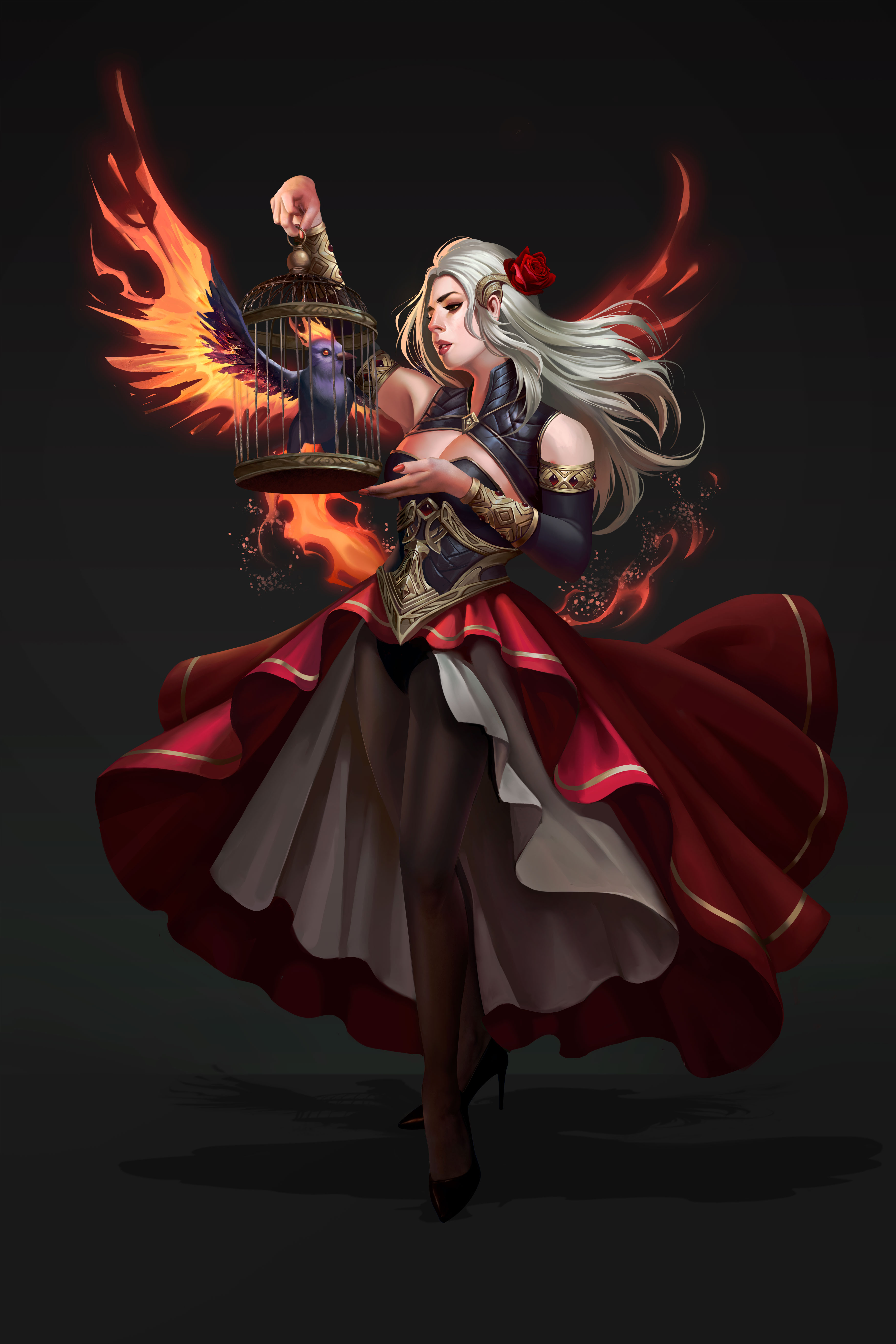 Colored Full Body Character - Artists&Clients