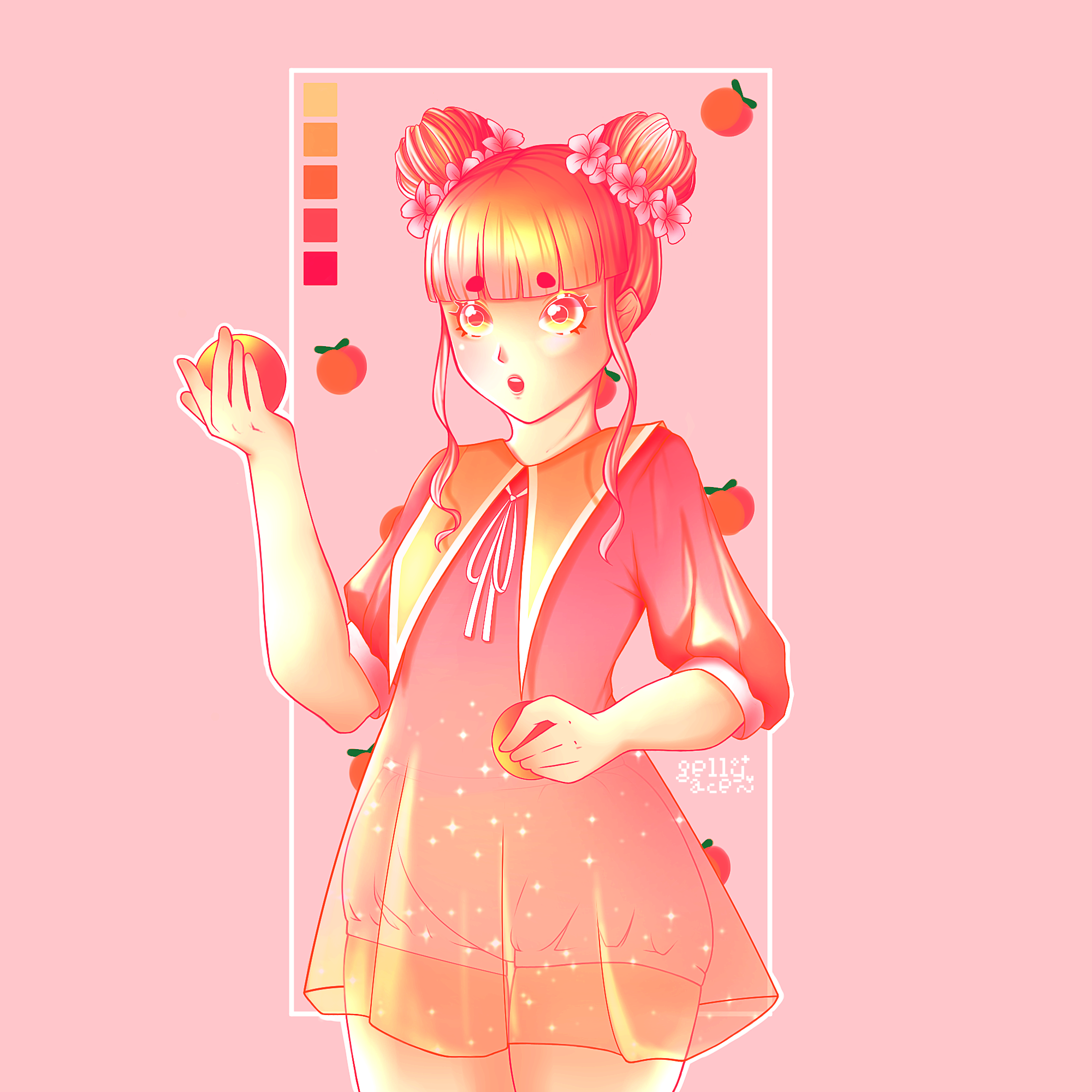 CUTE Colored Half Body Style - Artists&Clients