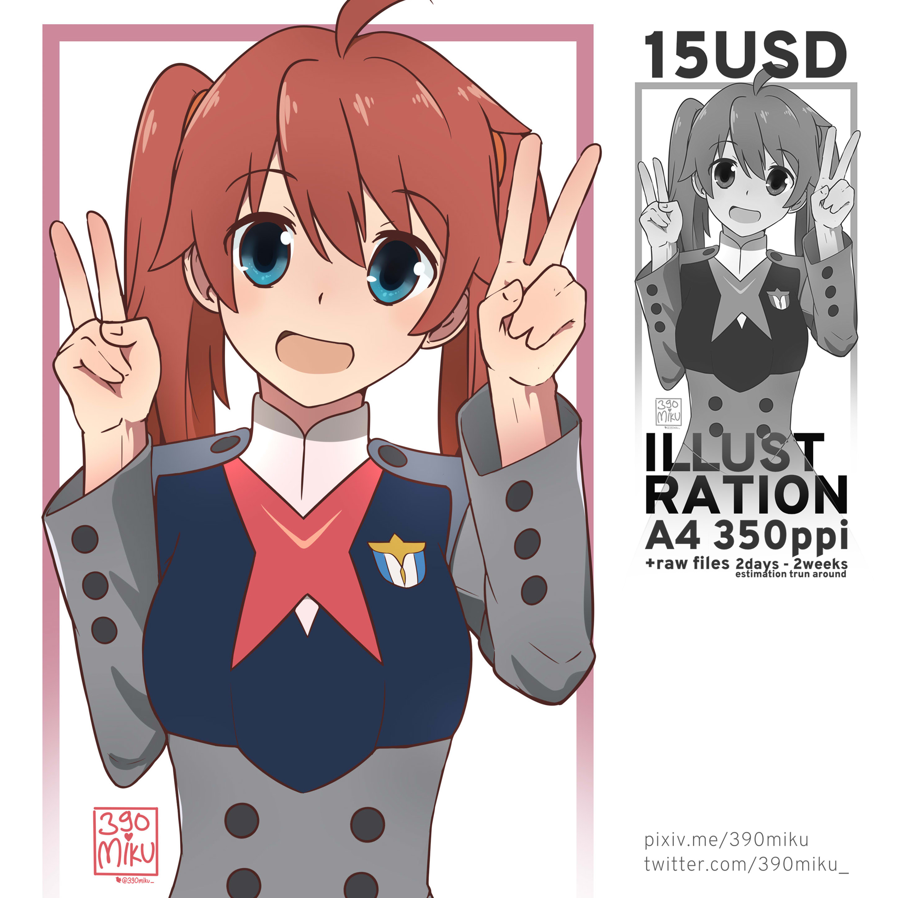 Anime half-body to full-body 1 - Artists&Clients