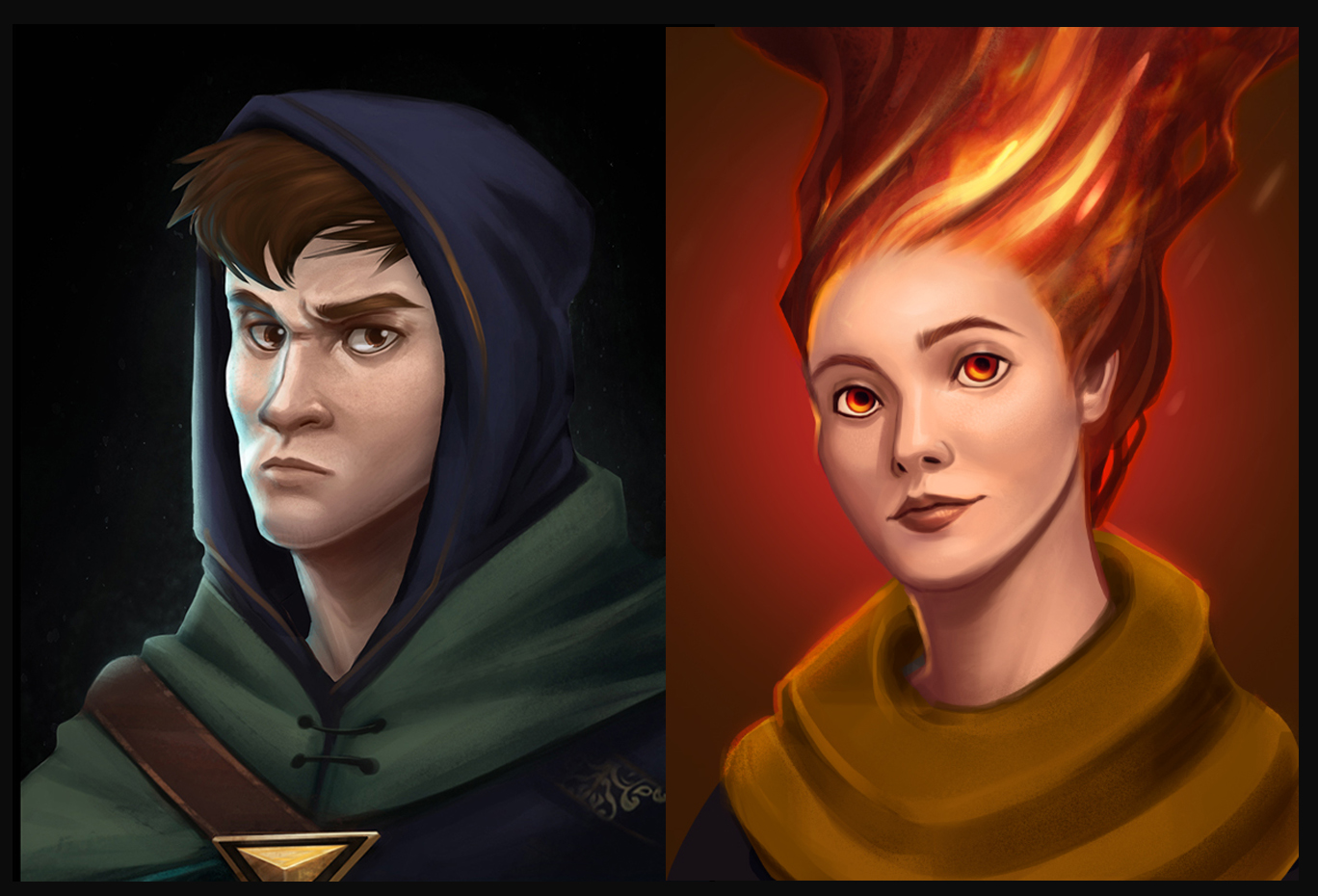 Character Bust Painting - Artists&Clients