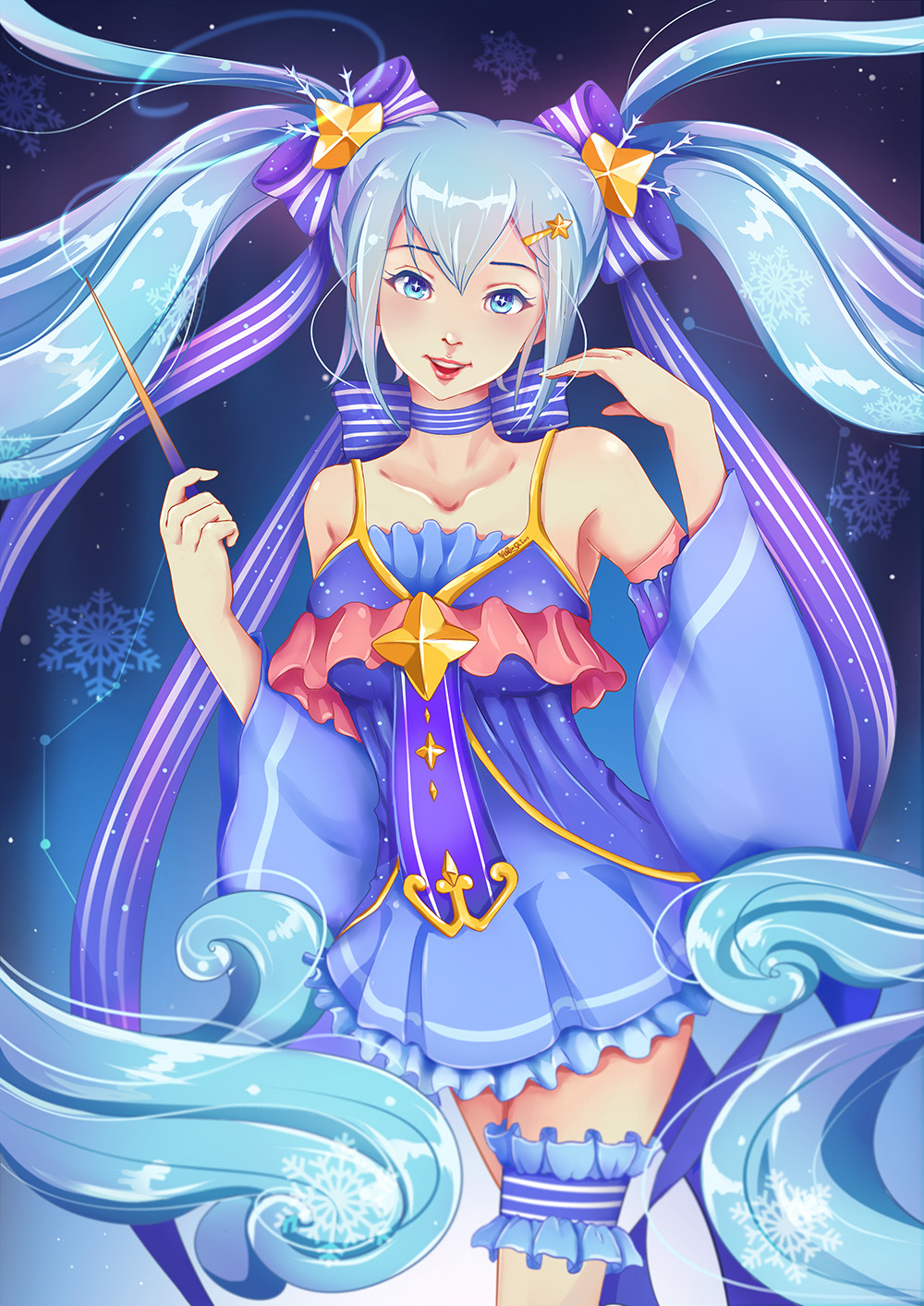 Colored Anime Poster - Artists&Clients