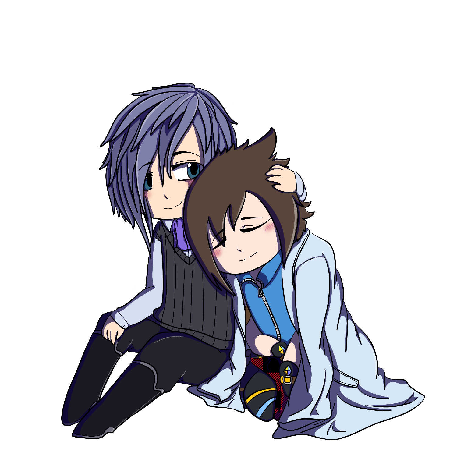 Chibi (two characters) - Artists&Clients