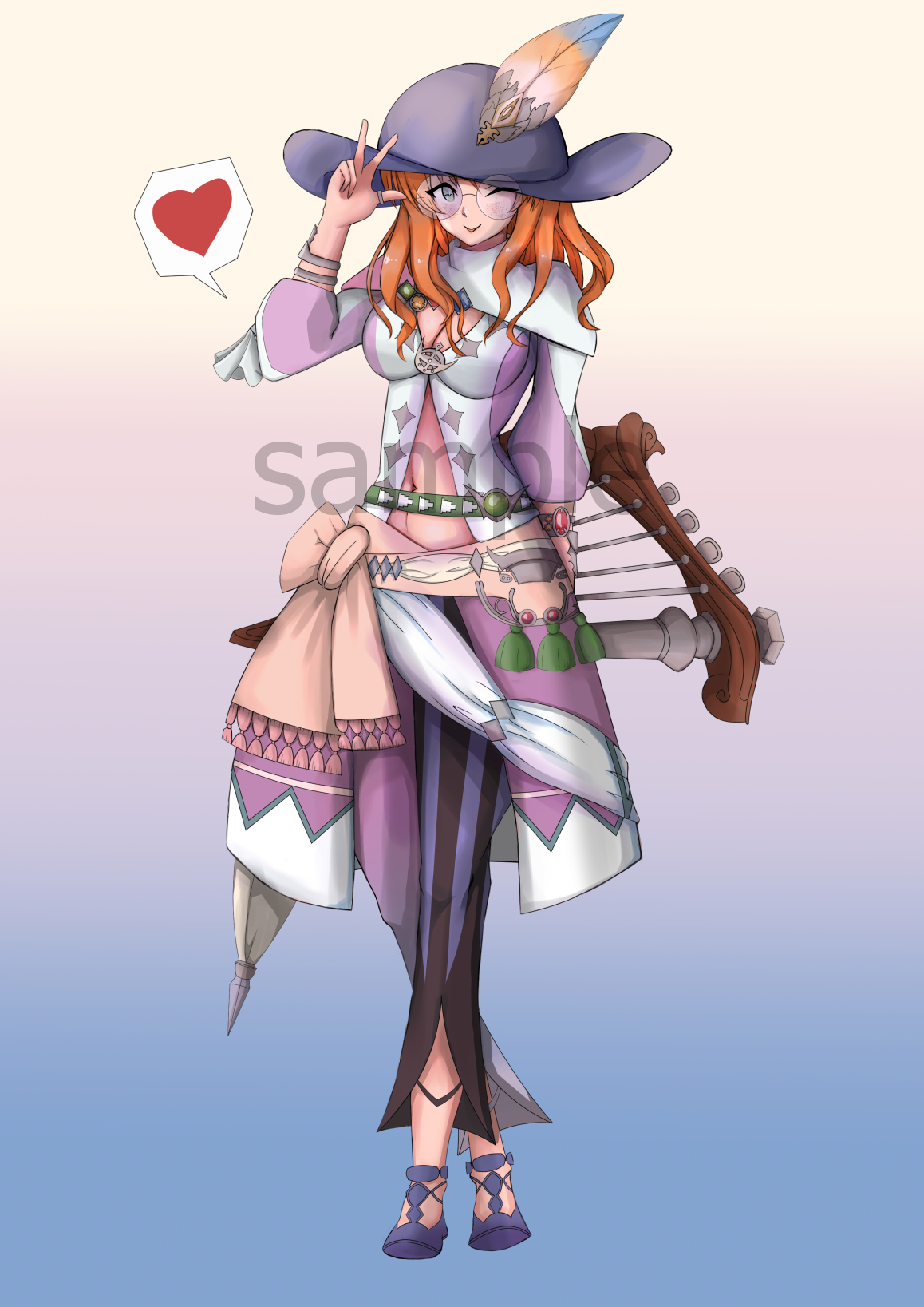 colored moe style full body - Artists&Clients