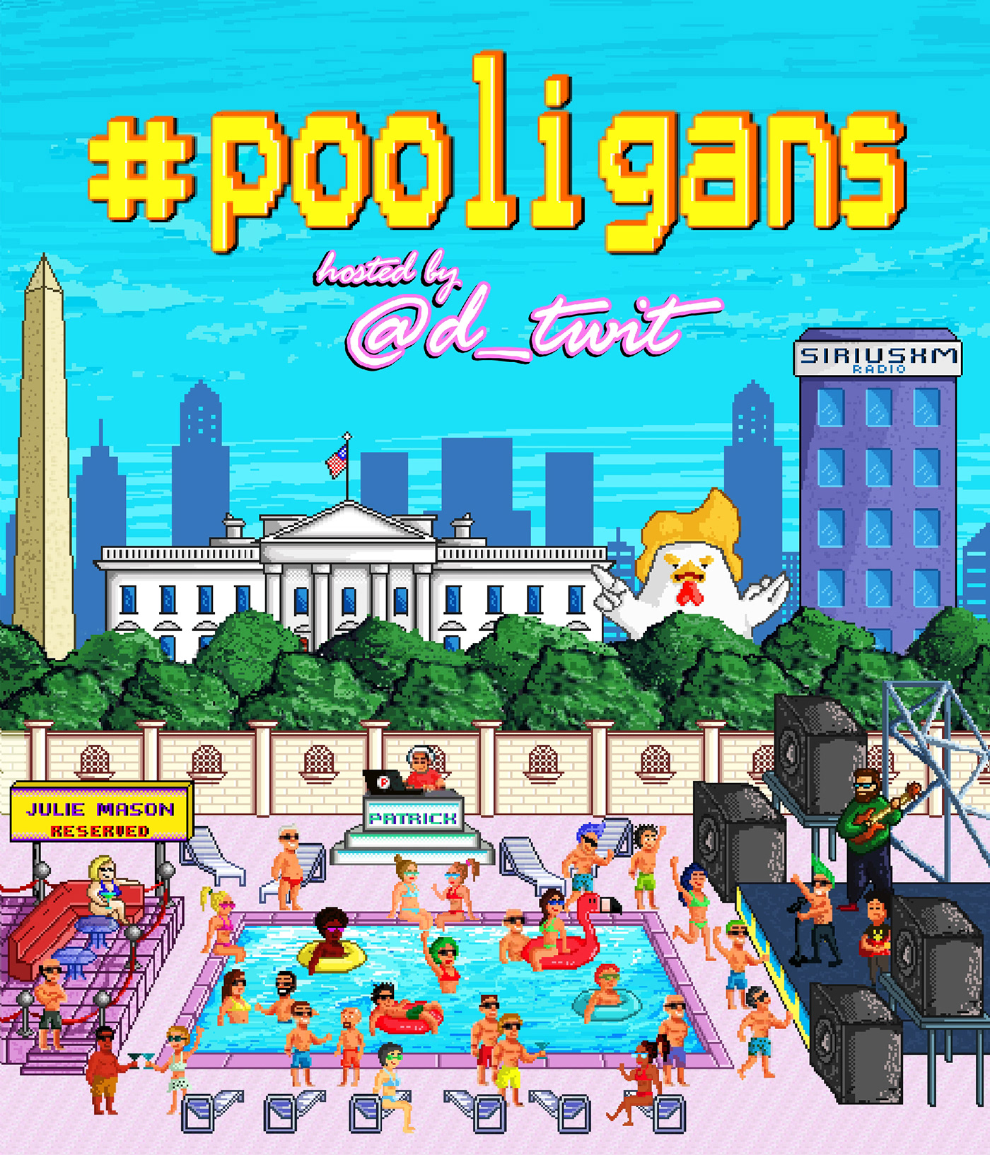 Pixel 8bit Illustration - Artists&Clients