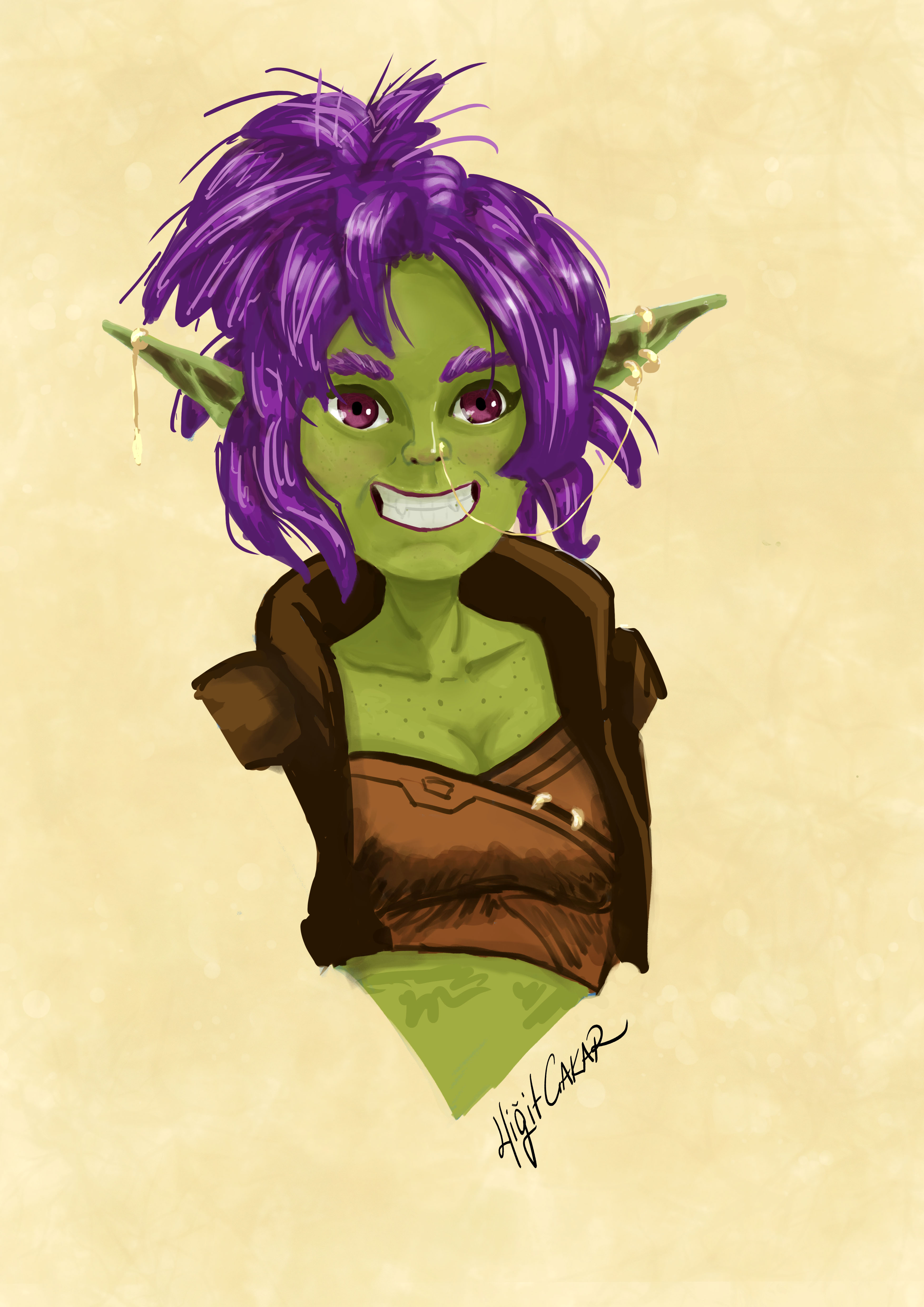 Colored Character Bust - Artists&Clients