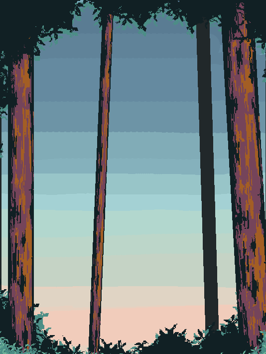 Pixel art backround - Artists&Clients