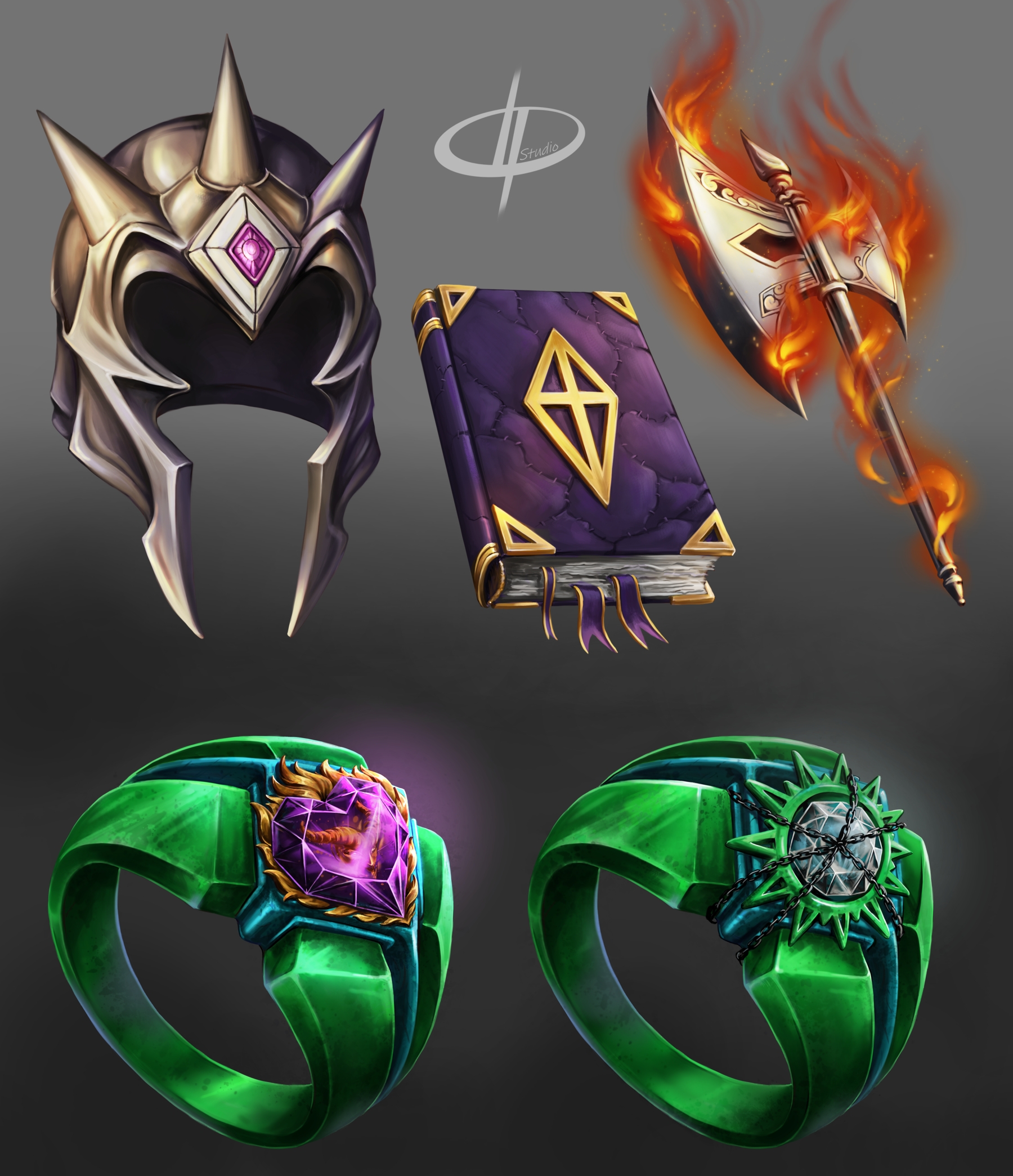 Concept art: Item Weapon Object Creature - Artists&Clients