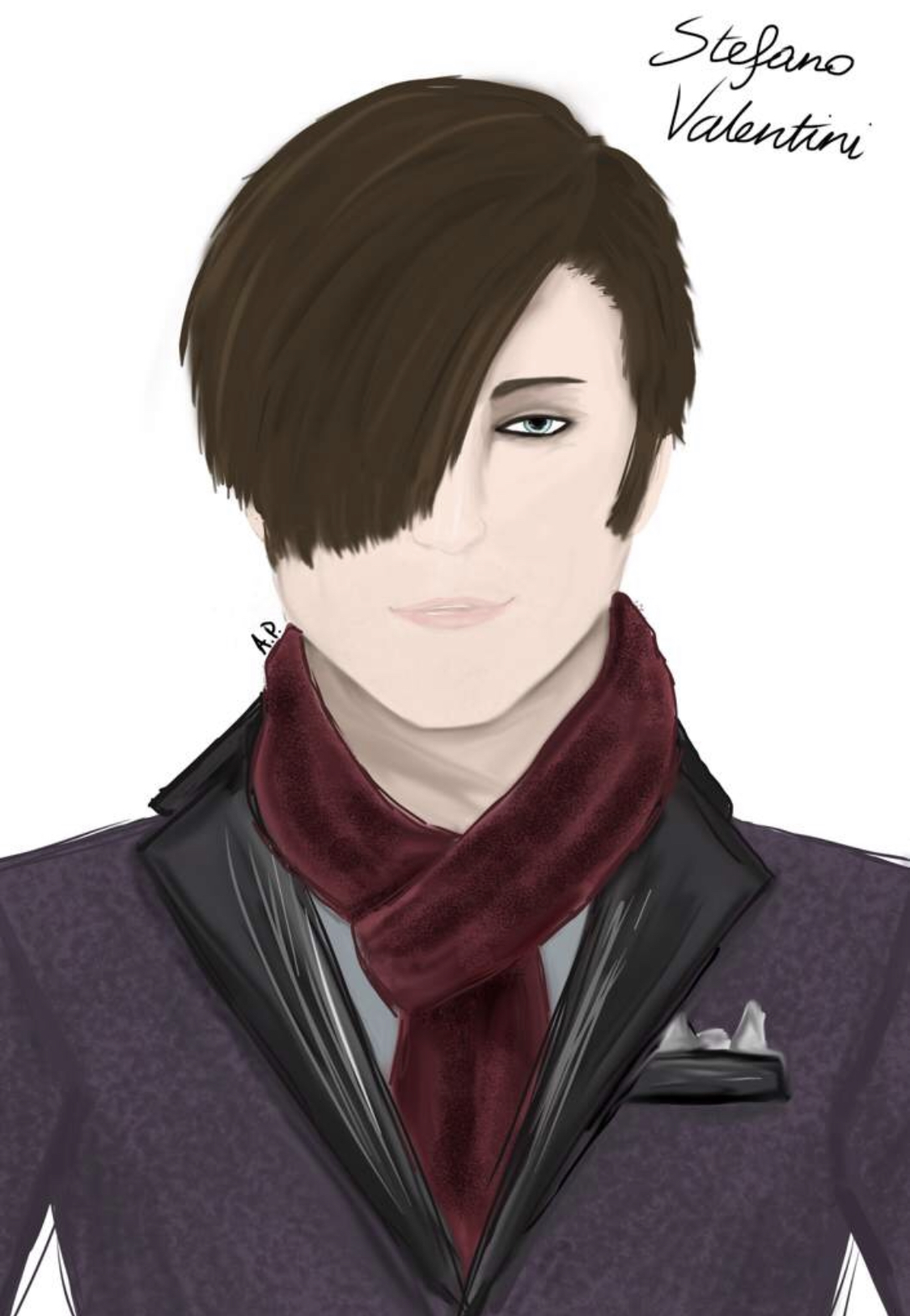 Detailed digital art of a human character portrait - Artists&Clients