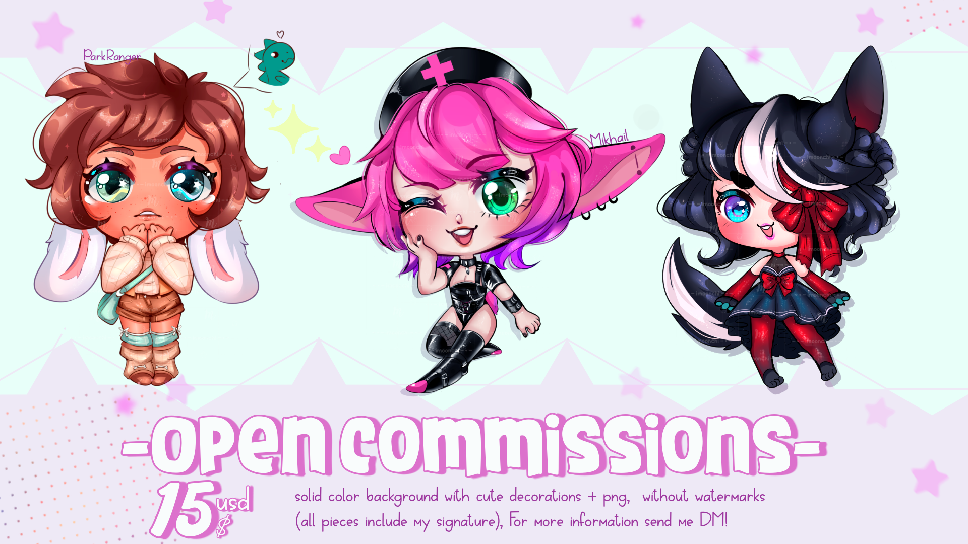 Chibi cute fullbody - Artists&Clients