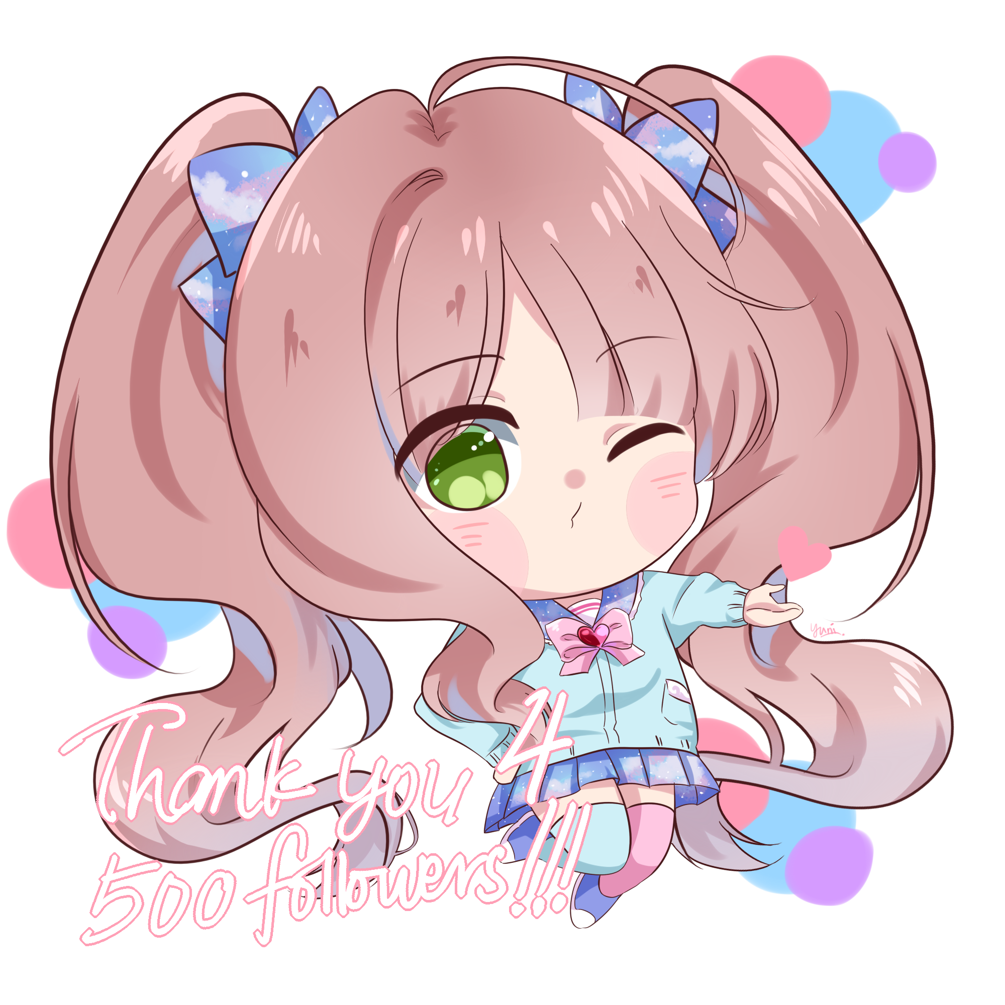 Colored Anime Chibi - Artists&Clients