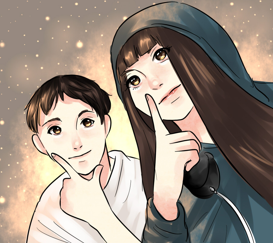 Colored Anime couple - Artists&Clients