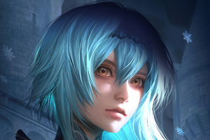 Bust up art with aestethic frame - Artists&Clients