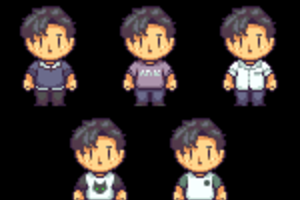 Pixel sprite full body character - Artists&Clients