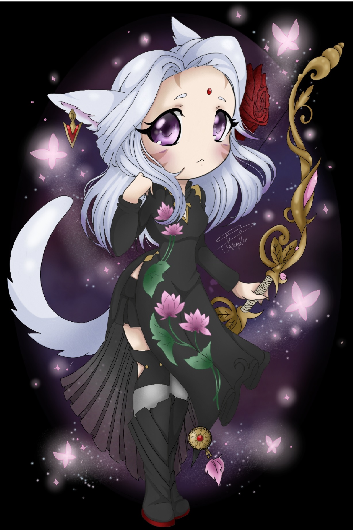 Full Colour Chibi FFXIV/14 anime - Artists&Clients
